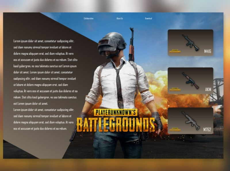 PUBG — landing page by nutweb.studio on Dribbble