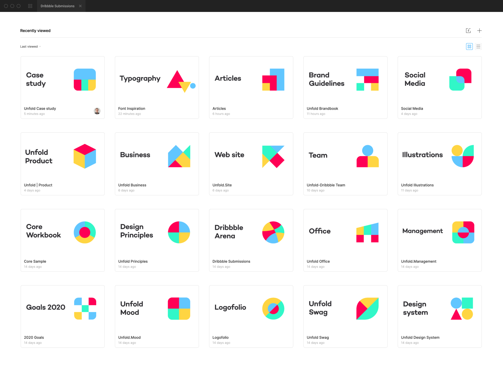 Unfold project icons by Benjamin Oberemok on Dribbble