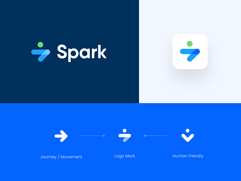 Spark logo concept by Benjamin Oberemok on Dribbble