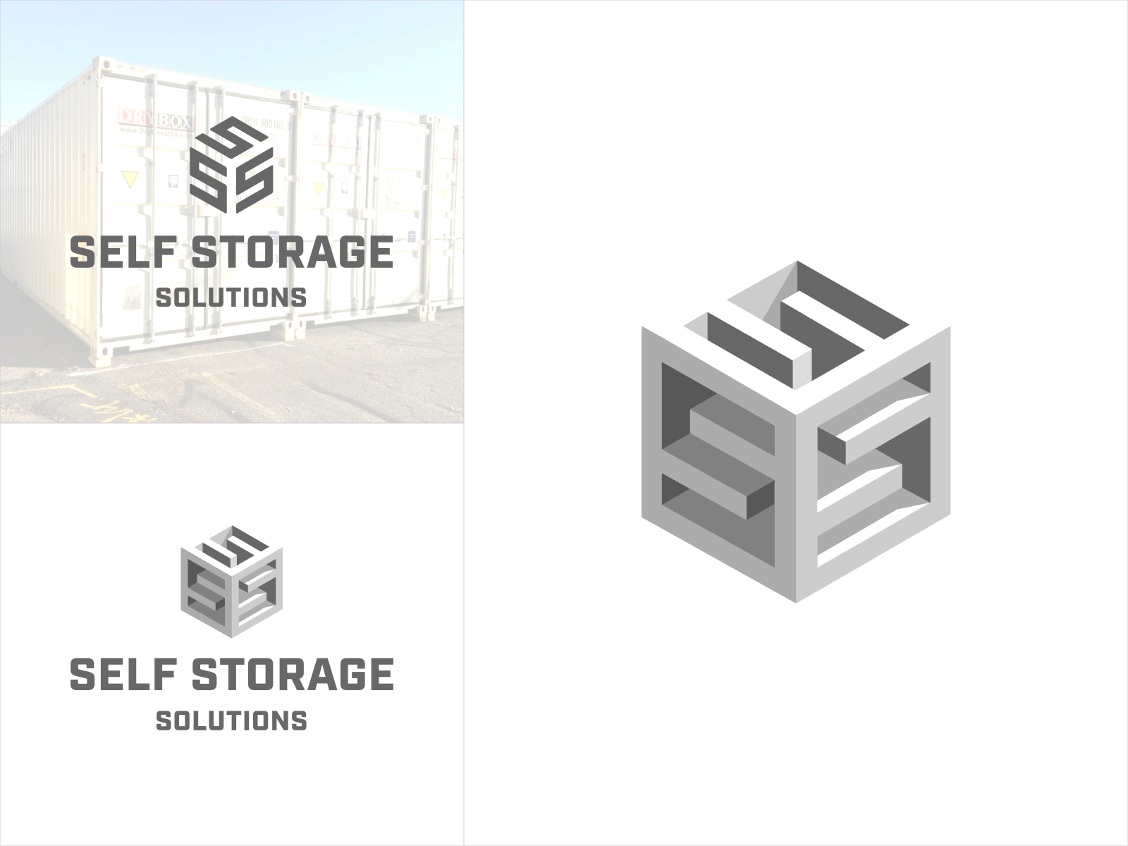 Self Storage Solutions - Logo Design by Benjamin Oberemok on Dribbble