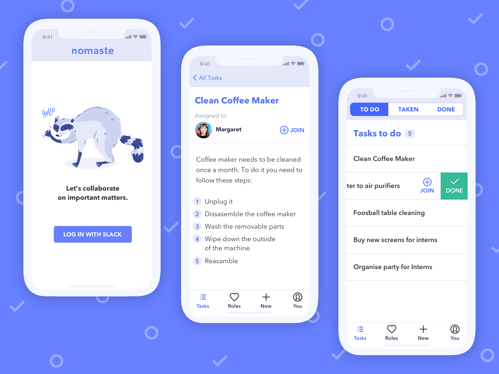 Nomaste App by Gosia Nowak for Lunar Logic on Dribbble