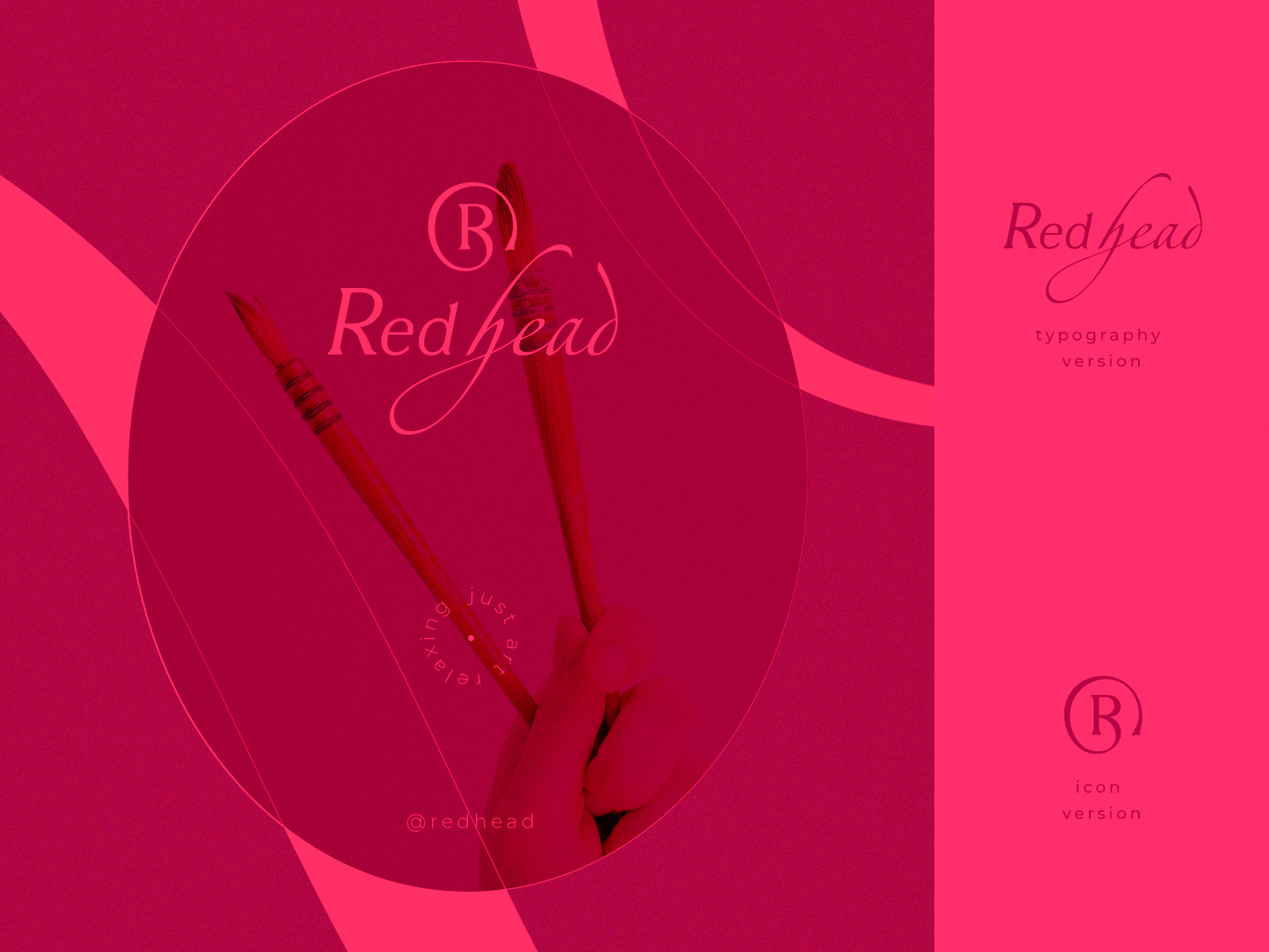 Redhead logo by Anastasia Zagurska on Dribbble