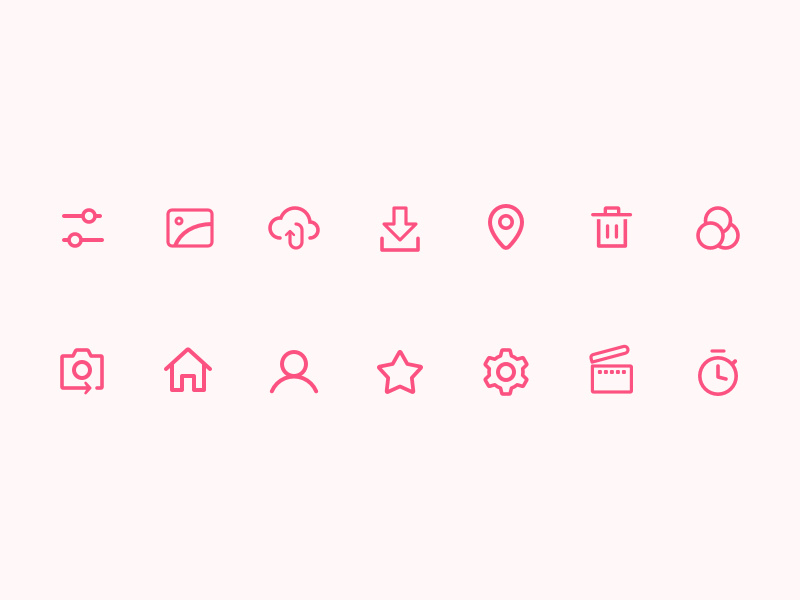 Hover Camera App Icons by Golevka on Dribbble