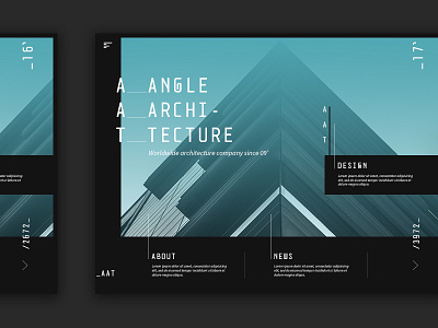 Architecture web design by Samuel Scalzo on Dribbble