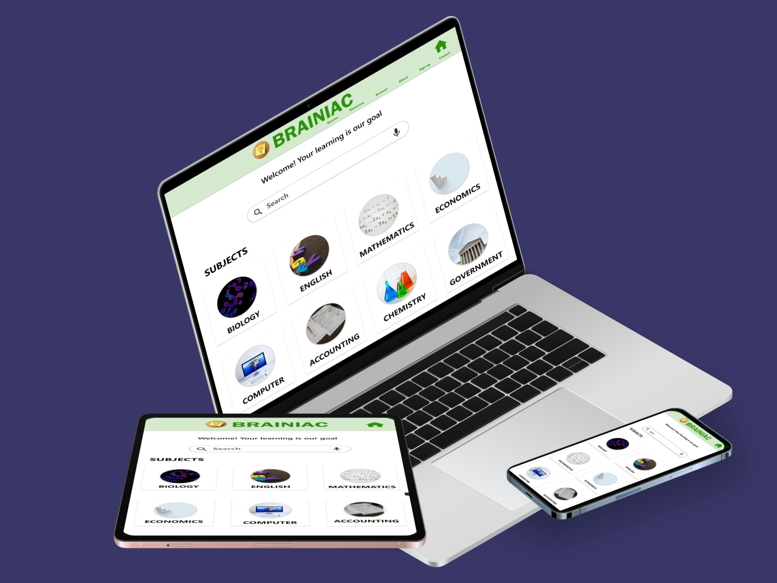 BRAINIAC : A learning platform by Munirat Yakubu on Dribbble