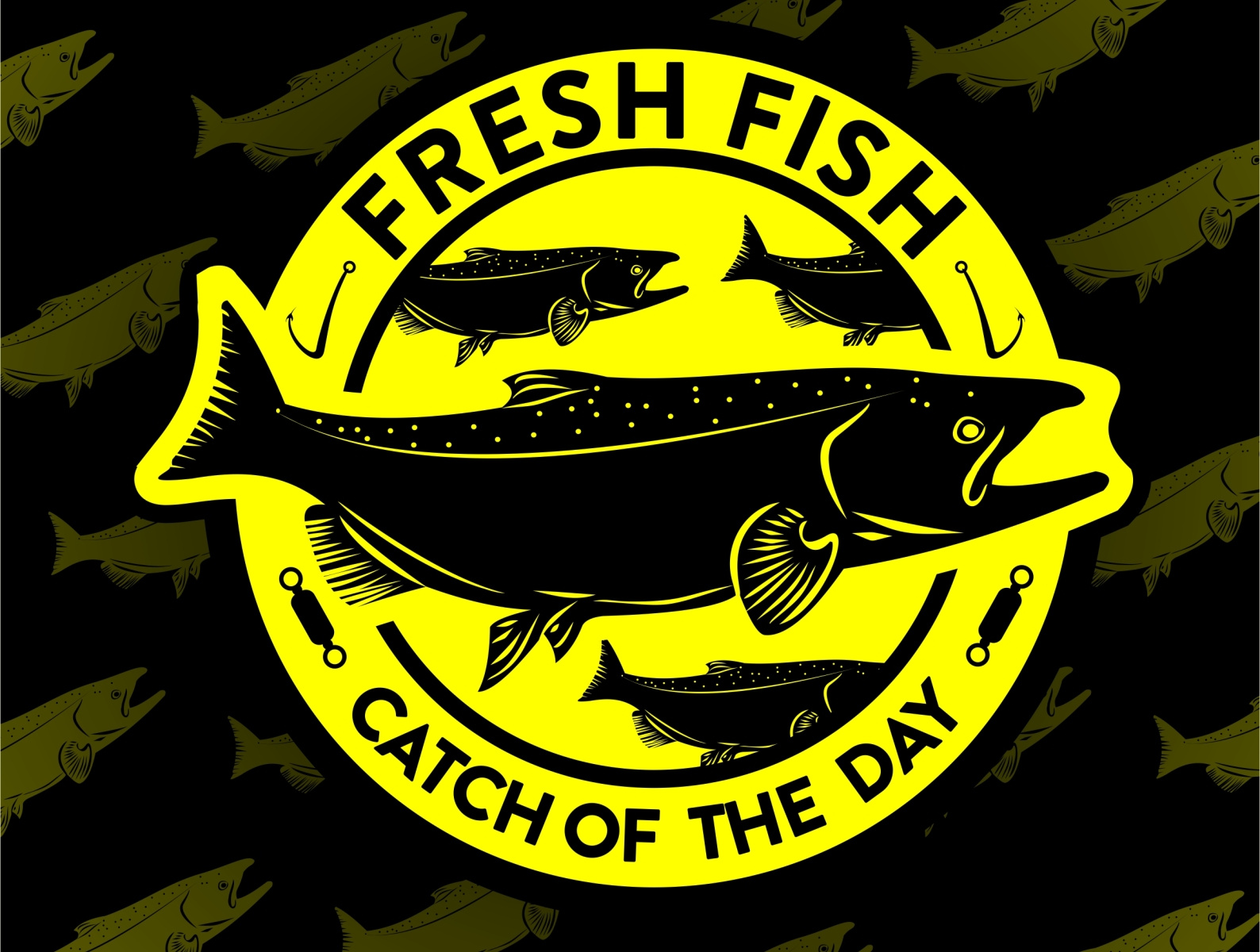 Fish Market Logo Concept by Kenneth Arrow on Dribbble