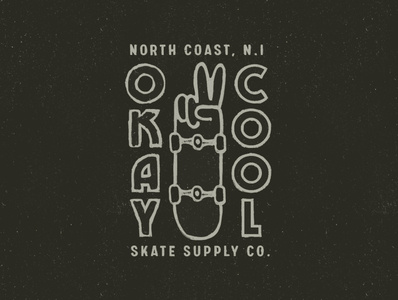 Okay Cool Logo by Andy Gilmore on Dribbble