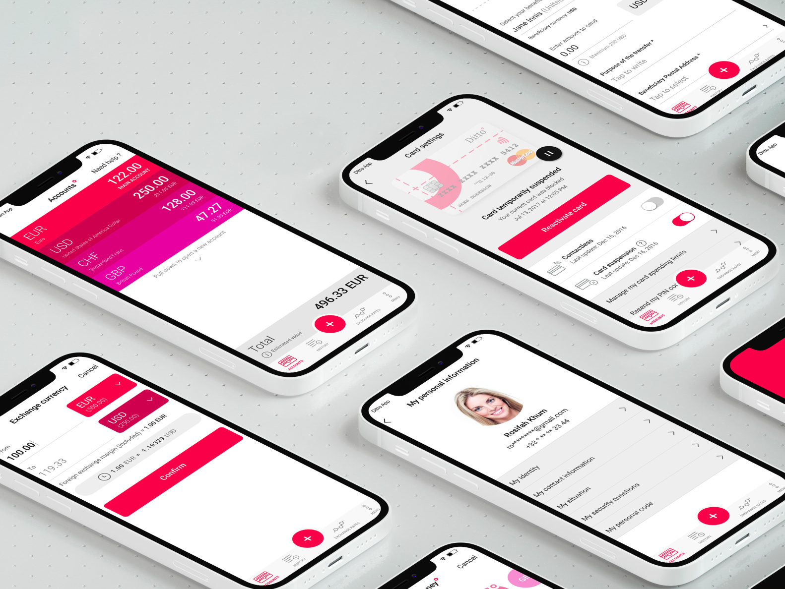 Ditto app design by Sebastien Bonneval on Dribbble
