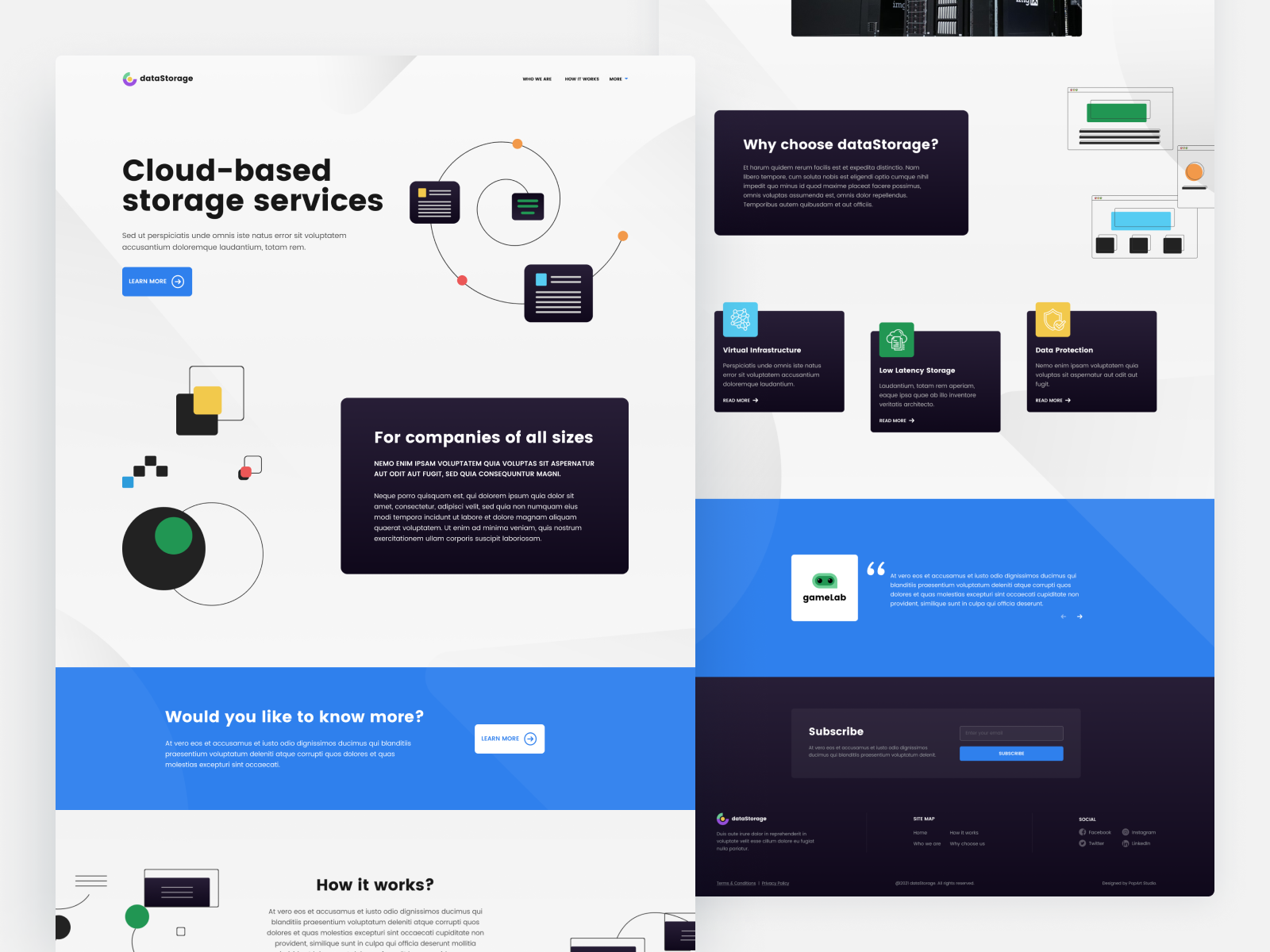 Cloud Design Concept by PopArt Studio on Dribbble