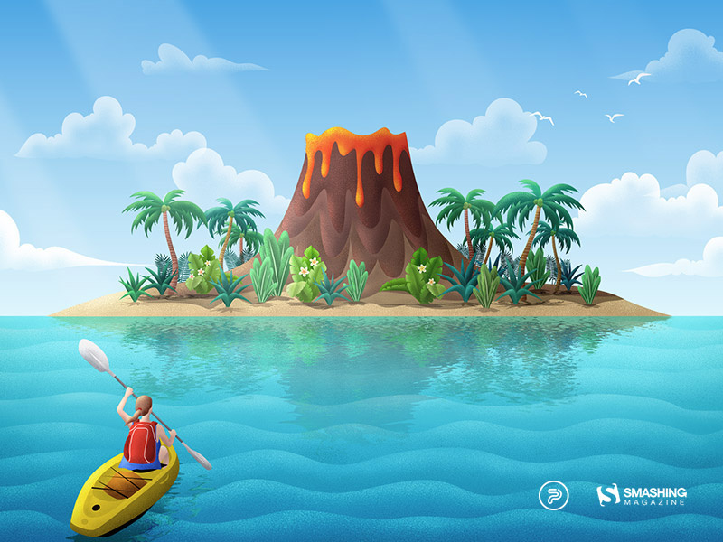 Summer Is Not Over Yet - Calendar Illustration by PopArt Studio on Dribbble