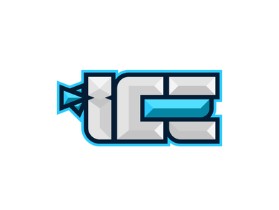 Ice Text Logo by Ricky Guzman on Dribbble