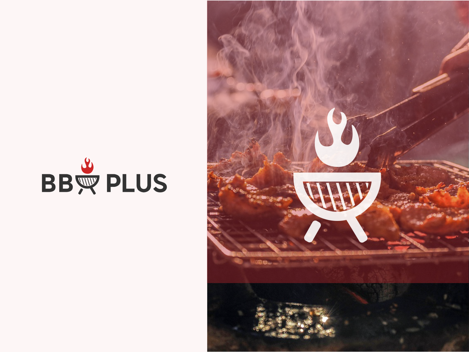 BBQ Plus Logo by Mohib Ahmed on Dribbble