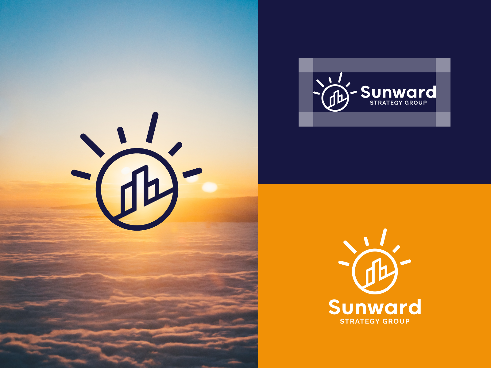 Sun Logo by Mohib Ahmed on Dribbble