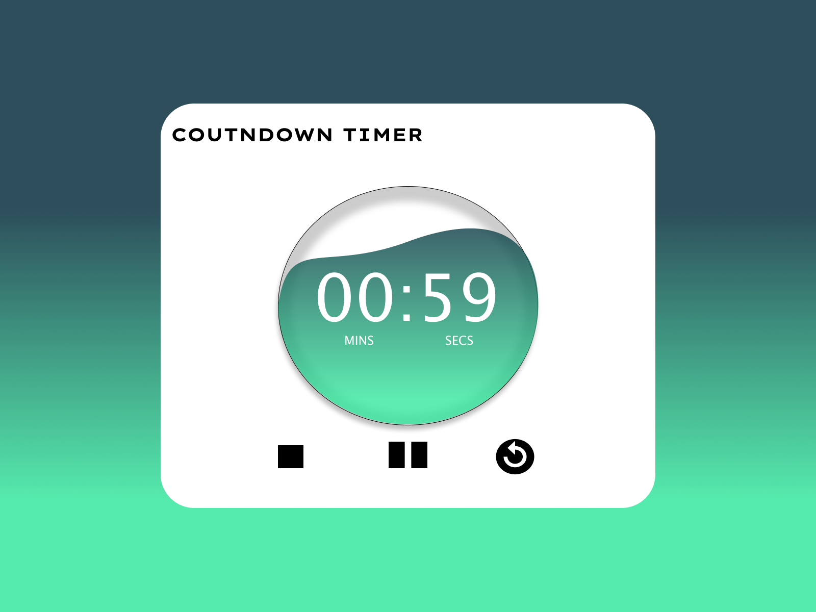 Daily Design: #014 Countdown Timer by Aman Rai on Dribbble
