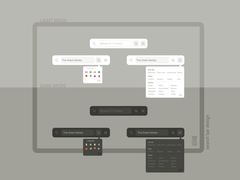 Search Bar Design, 2022 by Antonio "Toti" Ruiz on Dribbble