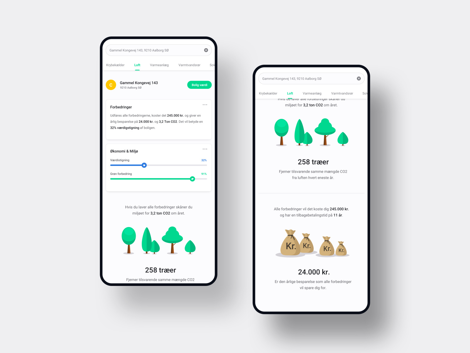 RealMæglerne - Climate Calculator by Savage Studio on Dribbble