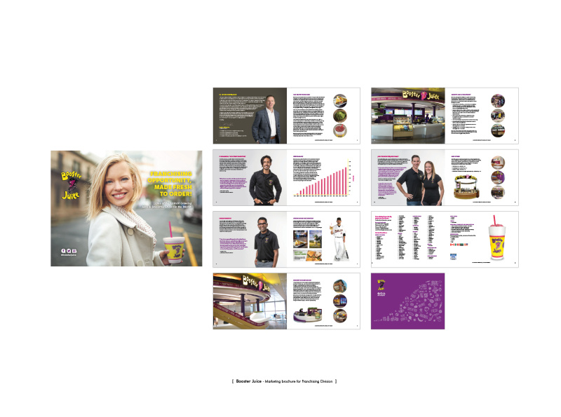 Booster Juice franchising brochure by Ron Ung - Banana Communications ...
