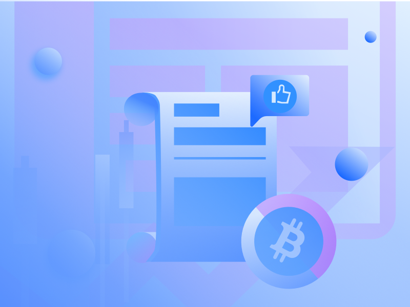 Blue Bitcoin by Nick Bao on Dribbble