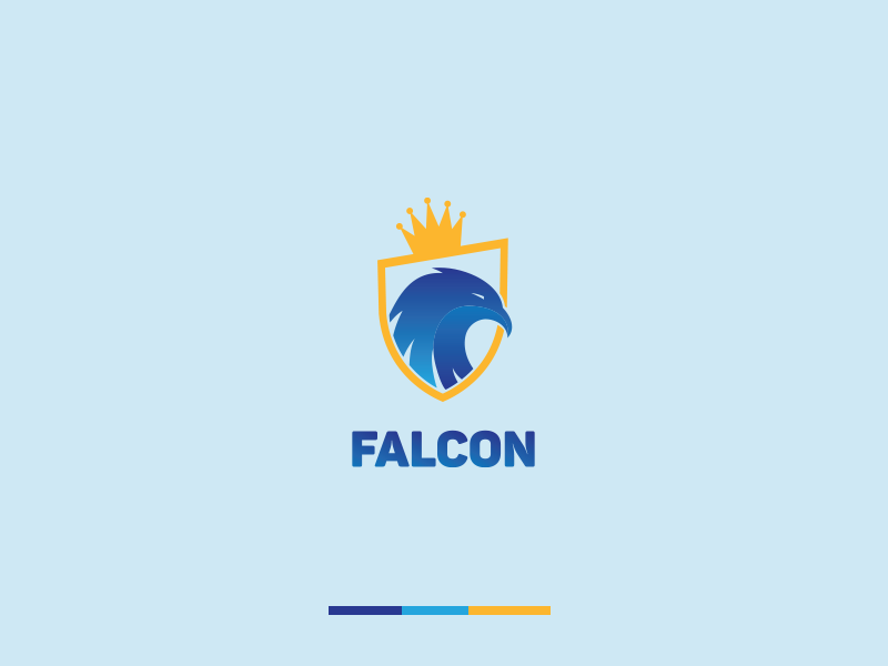 Falcon King Logo by Abdullah Barakat on Dribbble