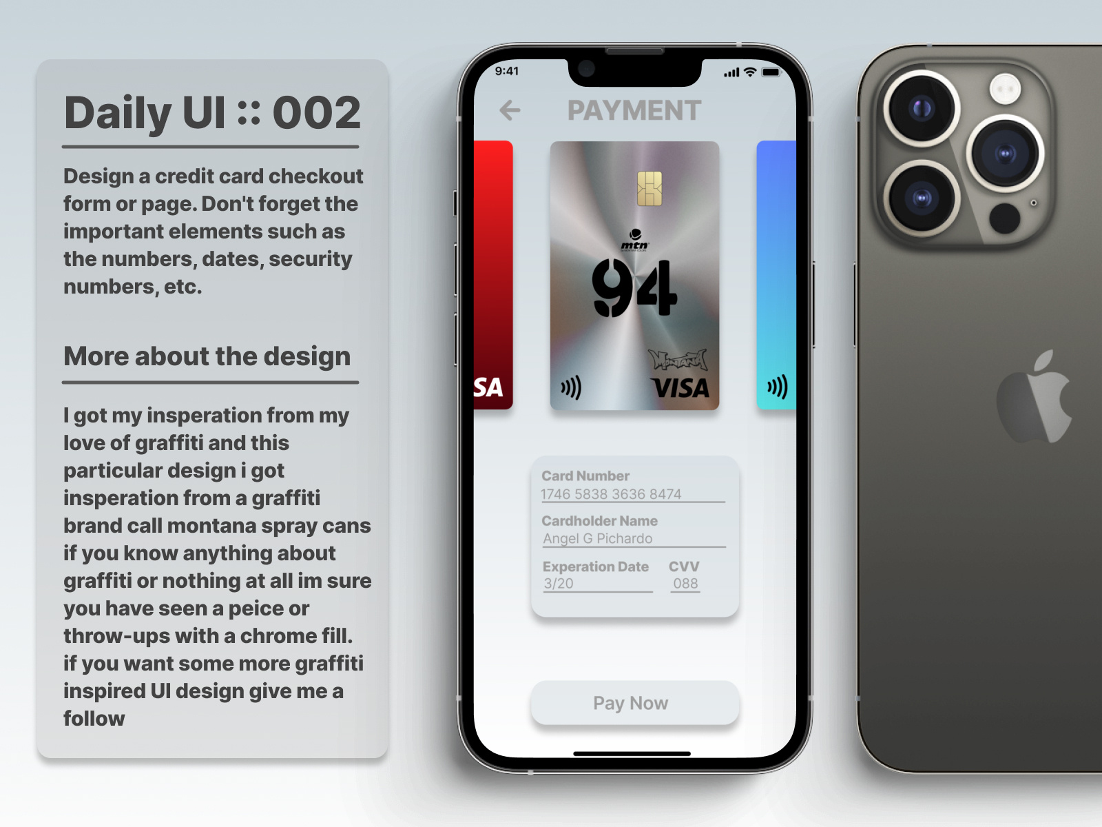 Daily UI :: 002 by Angel pichardo on Dribbble