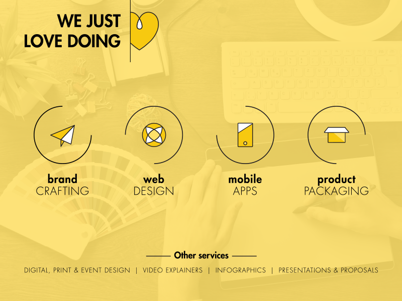 Services Section by Vick Sleiman on Dribbble