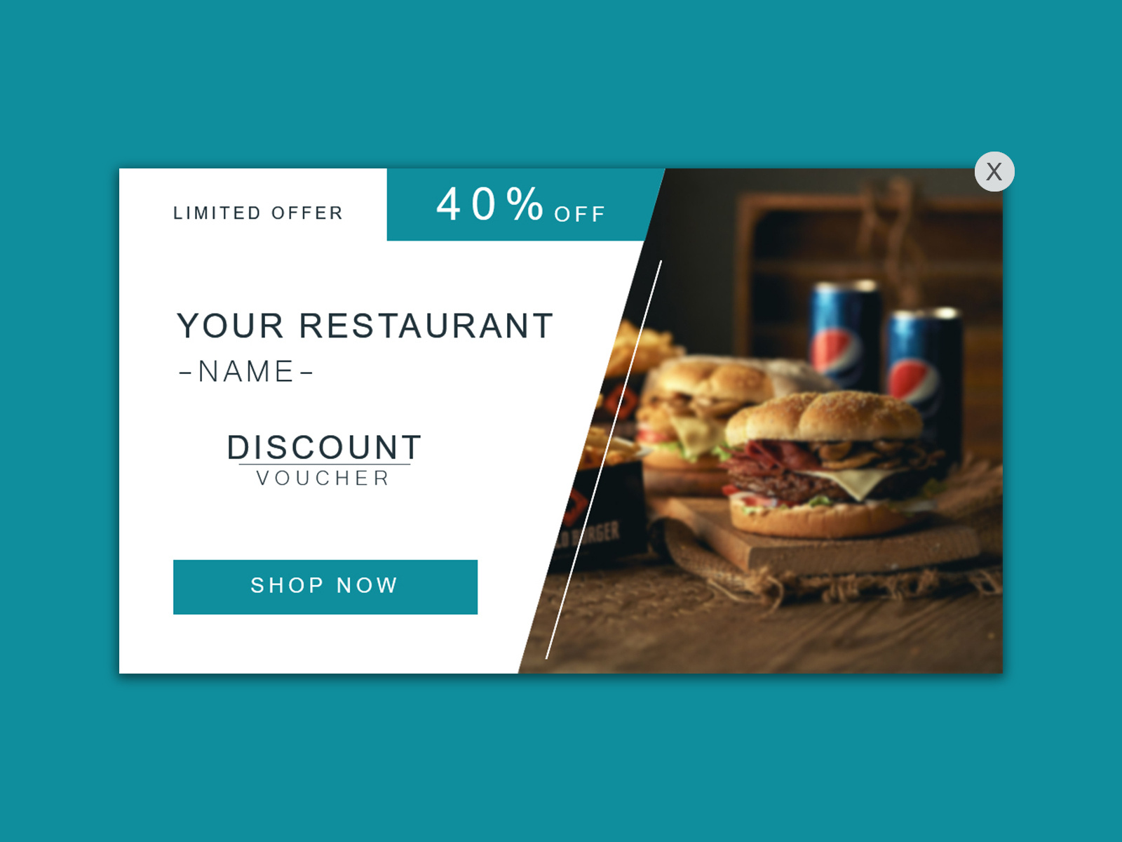 POP-UP ADS DESIGN by Sayed Hifzain Ahmed on Dribbble