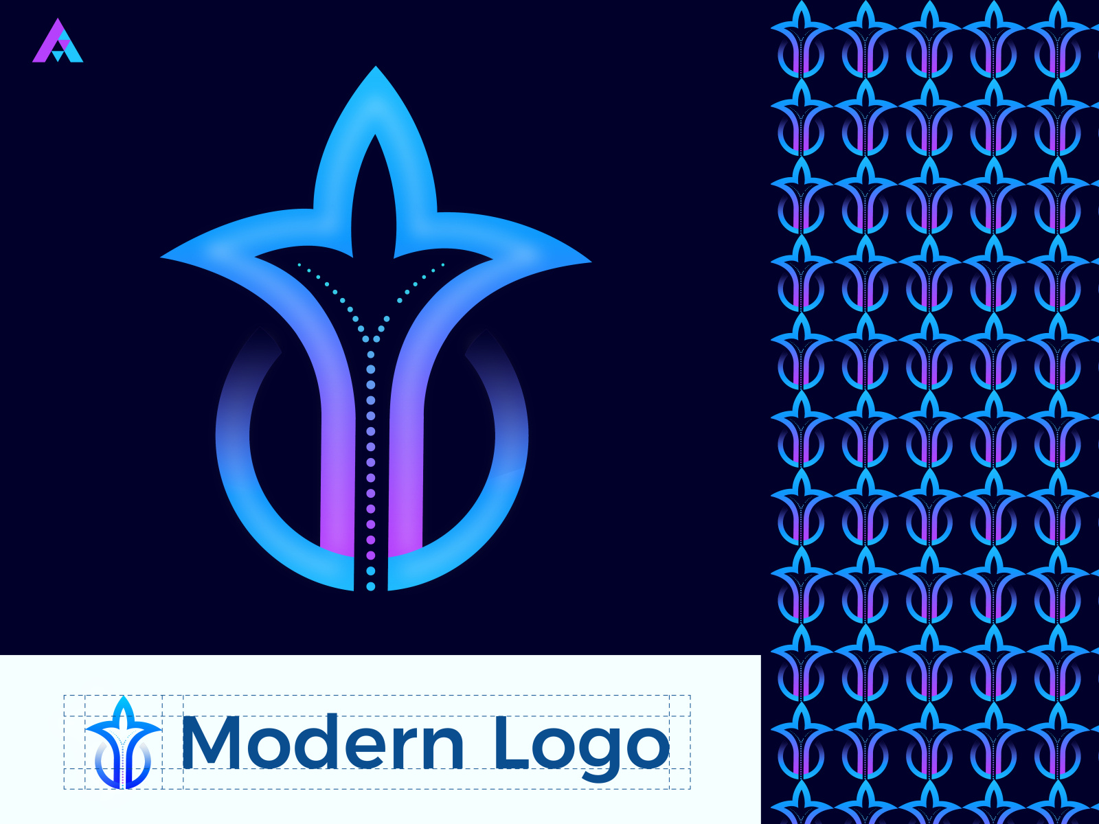Dribbble - MODERN LOGOS-01.jpg by Atik | Logo Designer