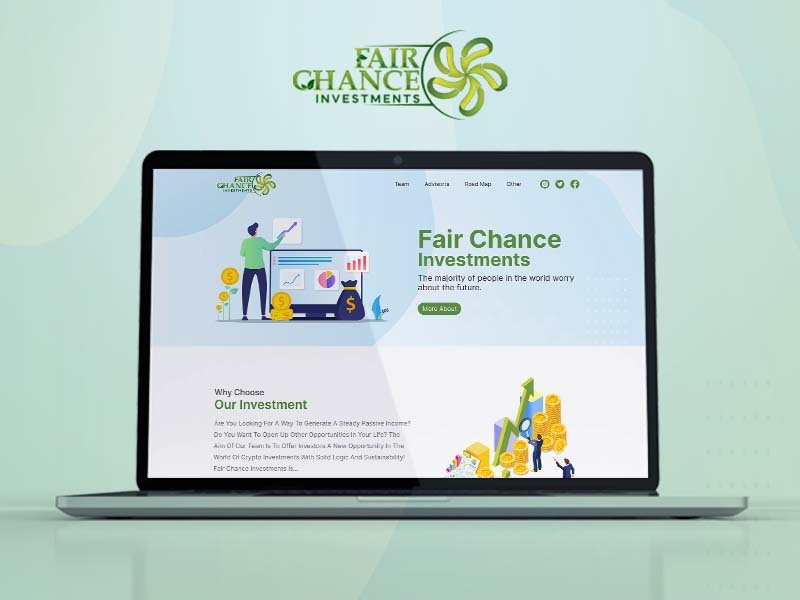 UI DESIGN For Fair Chance Investments by Mohib Ahmed on Dribbble