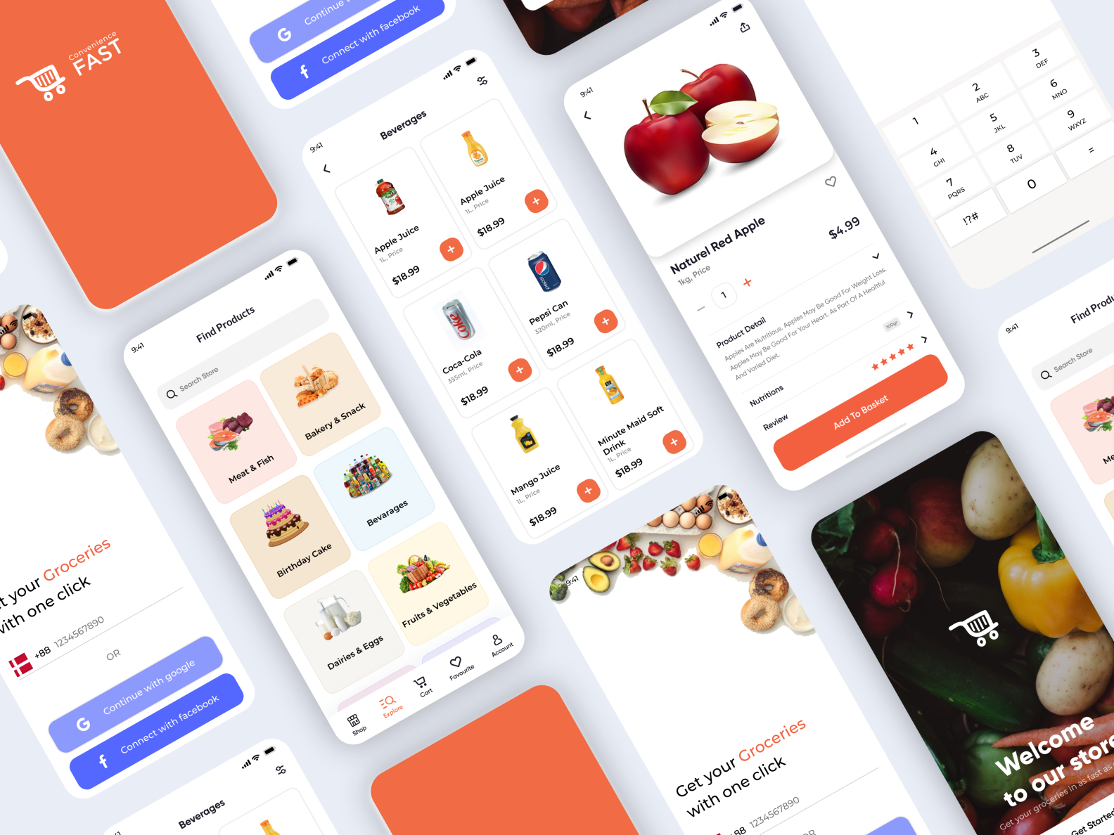 Grocery App UI Kit by Qurban Ali on Dribbble