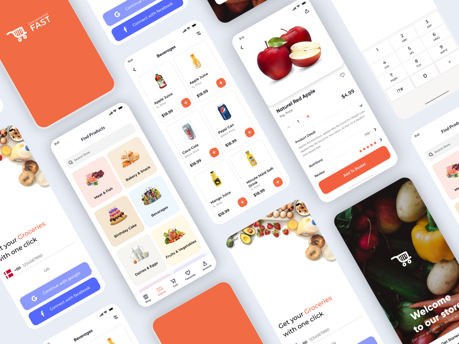 Grocery App UI Kit by Qurban Ali on Dribbble