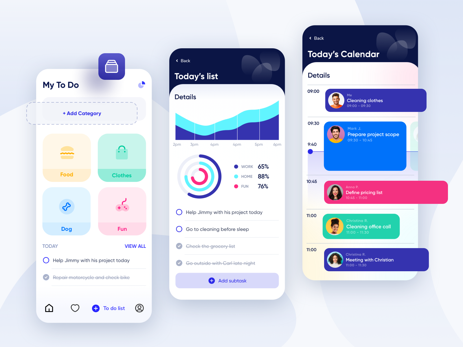 Mobile Application (Todo List) by Christie P. on Dribbble Mobile Application (Todo List) by Christie P. on Dribbble