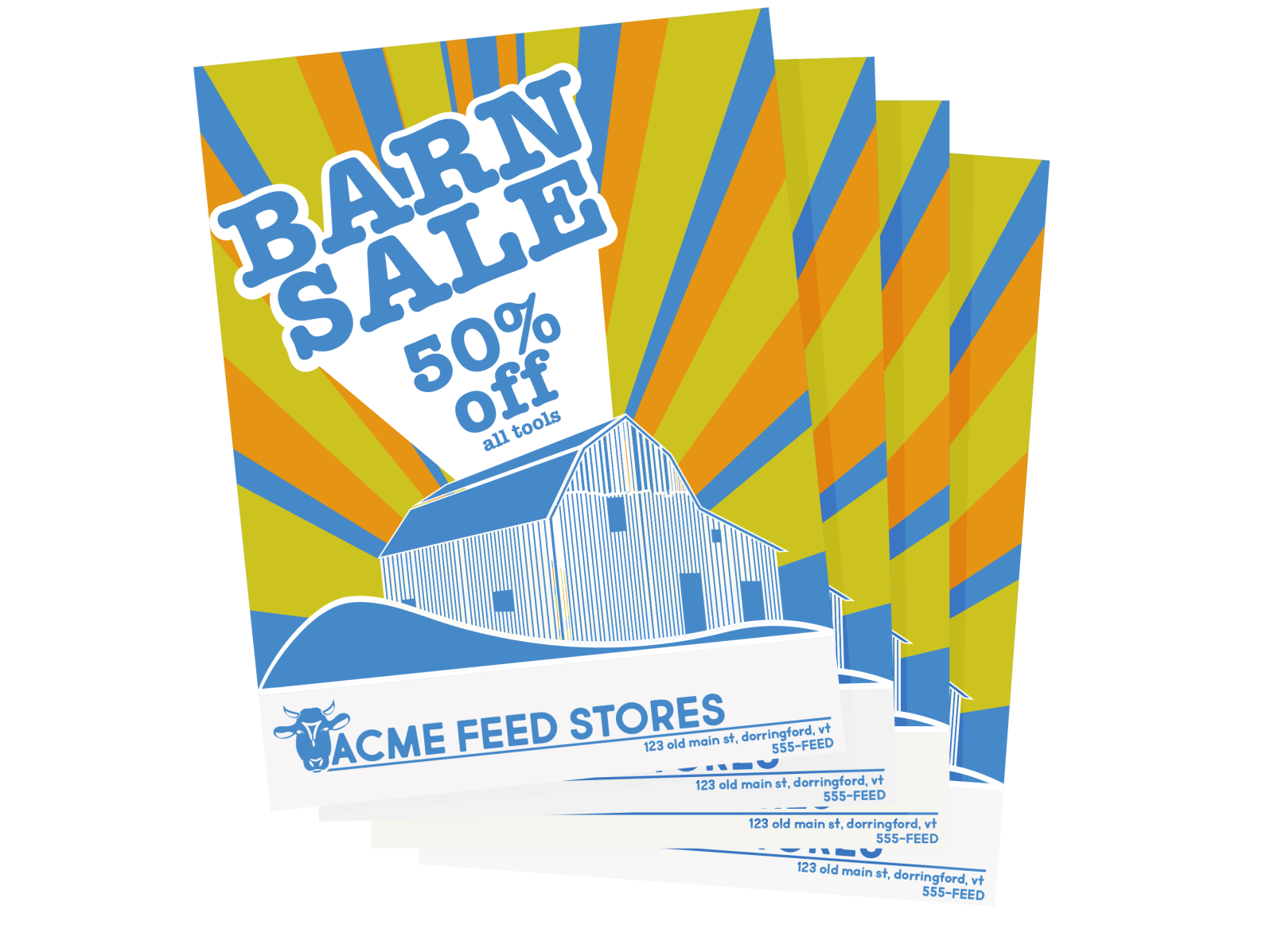 Sample Promotional Poster by Justin Jankus on Dribbble