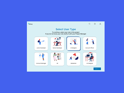 Select User Type by Igwe Chidera on Dribbble