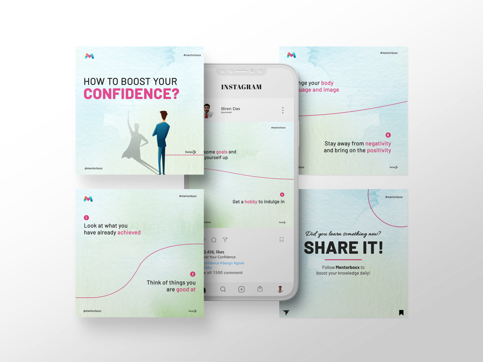 How to Boost Your Confidence? by Biren Das on Dribbble