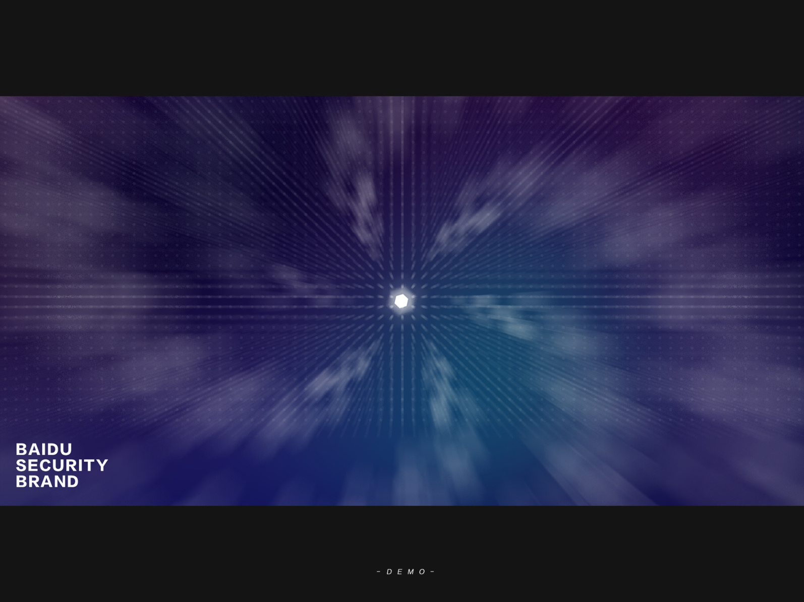 BAIDU SECURITY BRAND_KV DEMO B_activated by 群青 on Dribbble