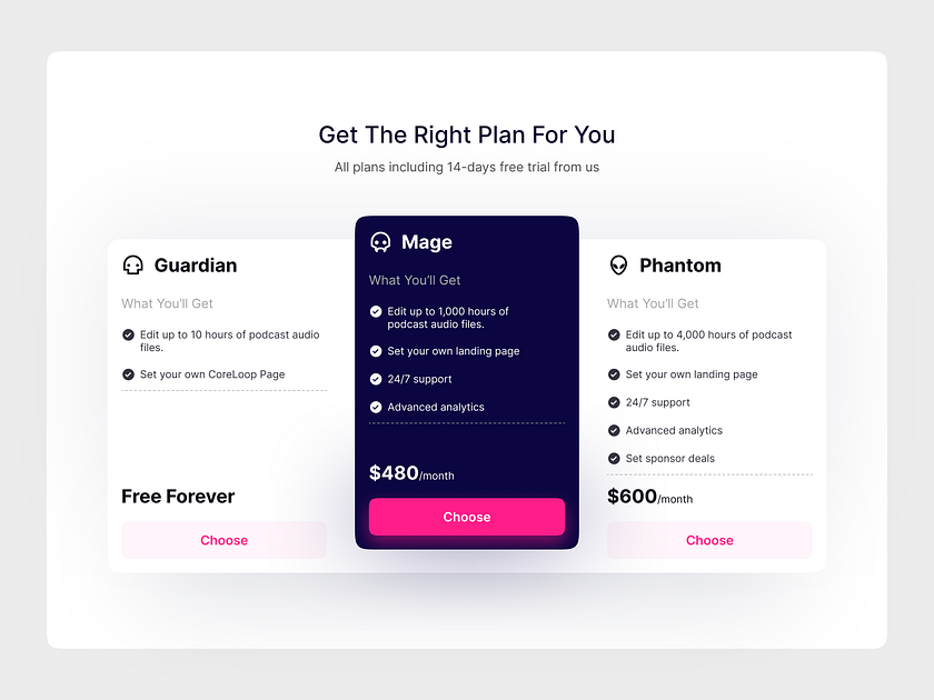 Pricing Tables UI Component (Free Download) by Dimas Wibowo on Dribbble Pricing Tables UI Component (Free Download) by Dimas Wibowo on Dribbble