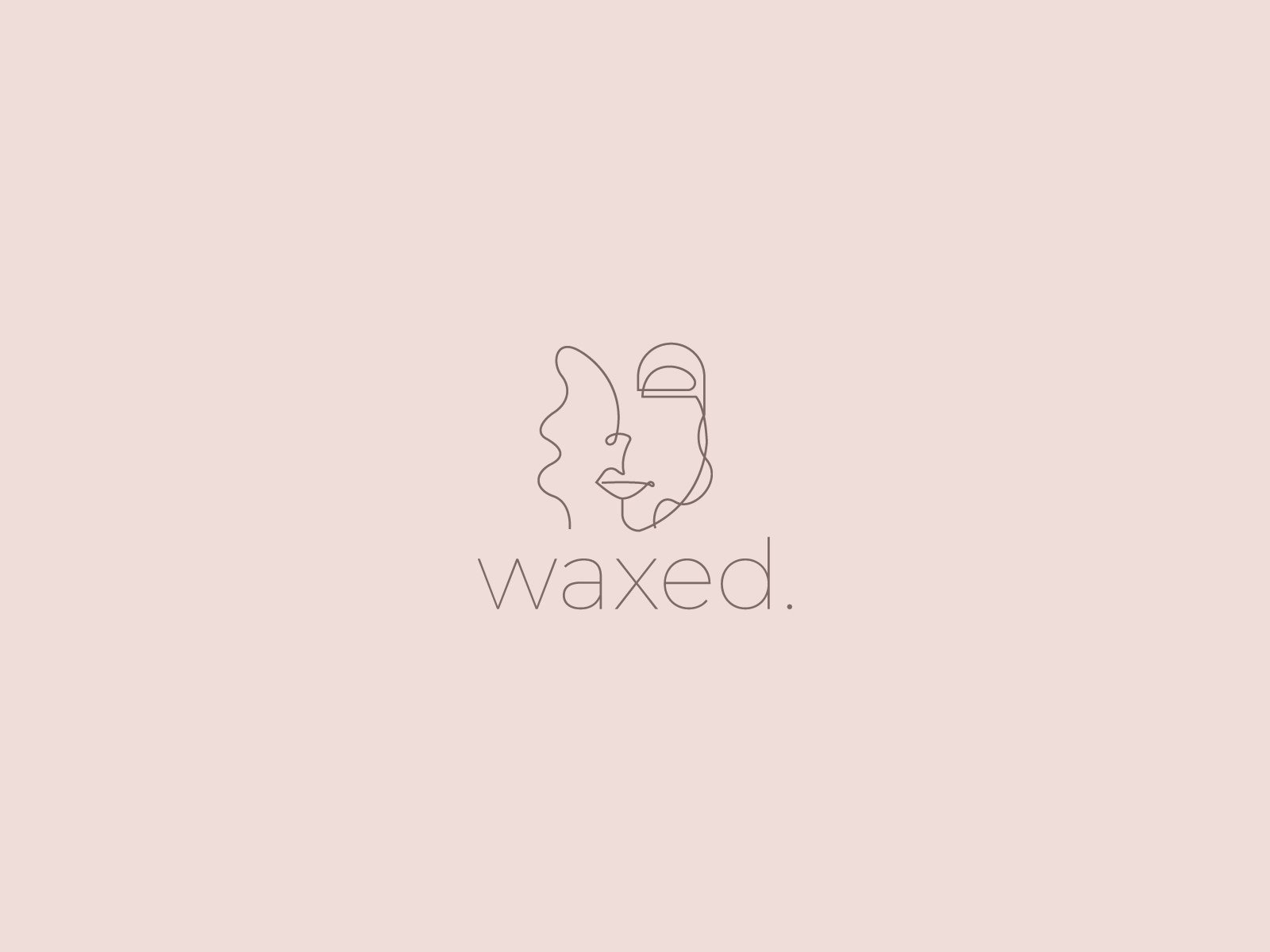 wax logo by brand trident on Dribbble