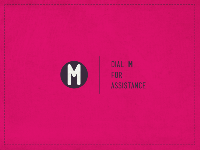 Dial M by Tom Oude Egberink on Dribbble