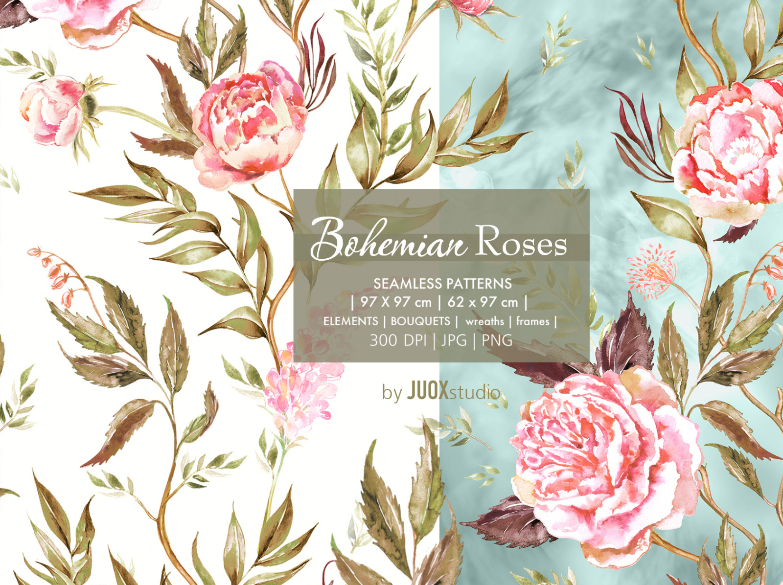 Bohemian Roses by JuoxStudio on Dribbble