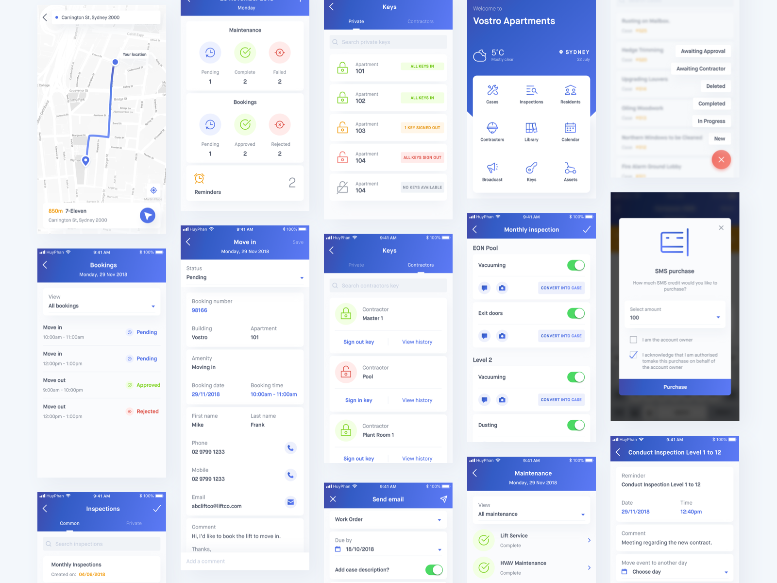 Building Management Application 2 by Huy Phan on Dribbble