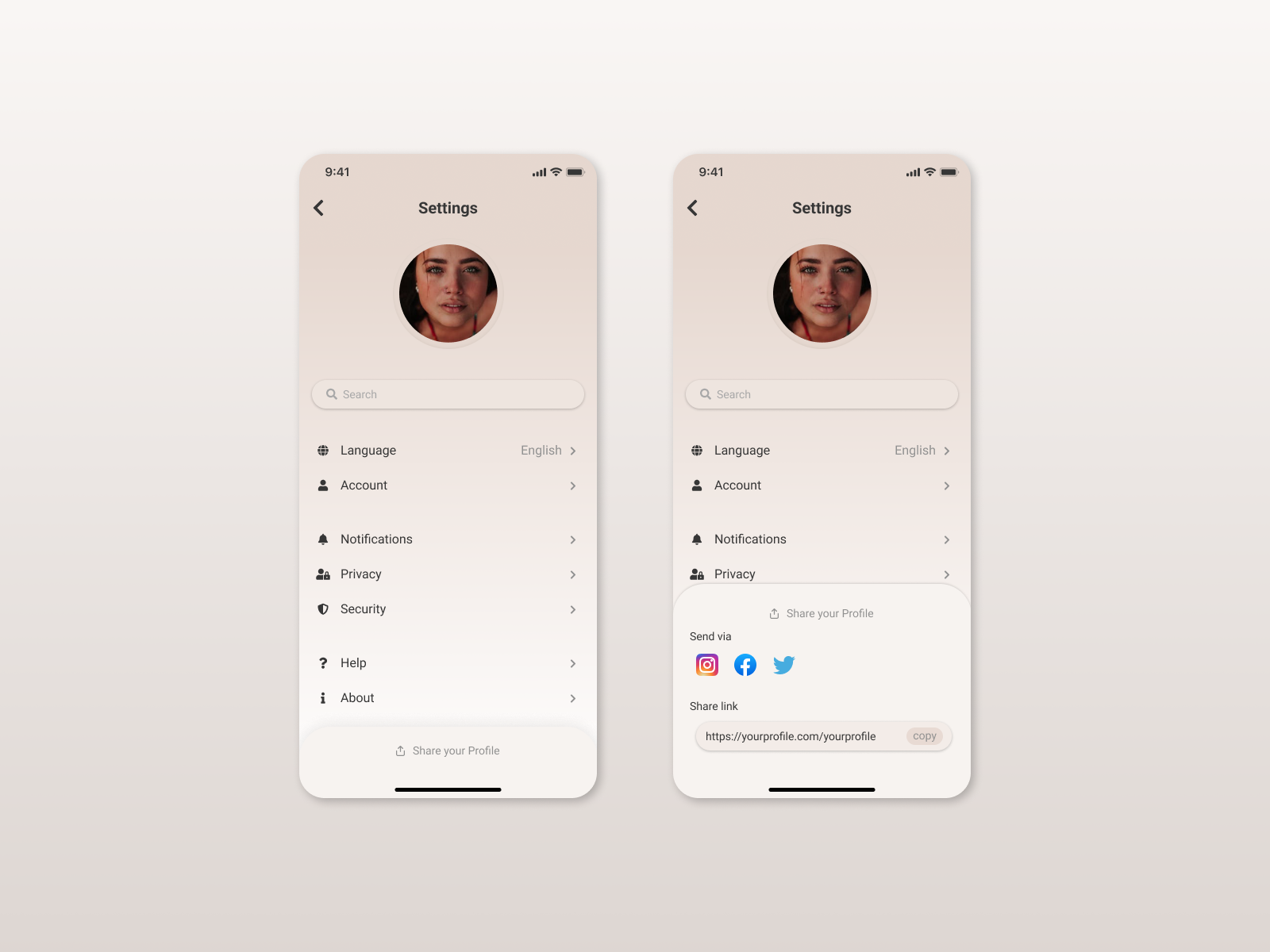 Daily UI 010 - Social Share by Claudia Goes on Dribbble