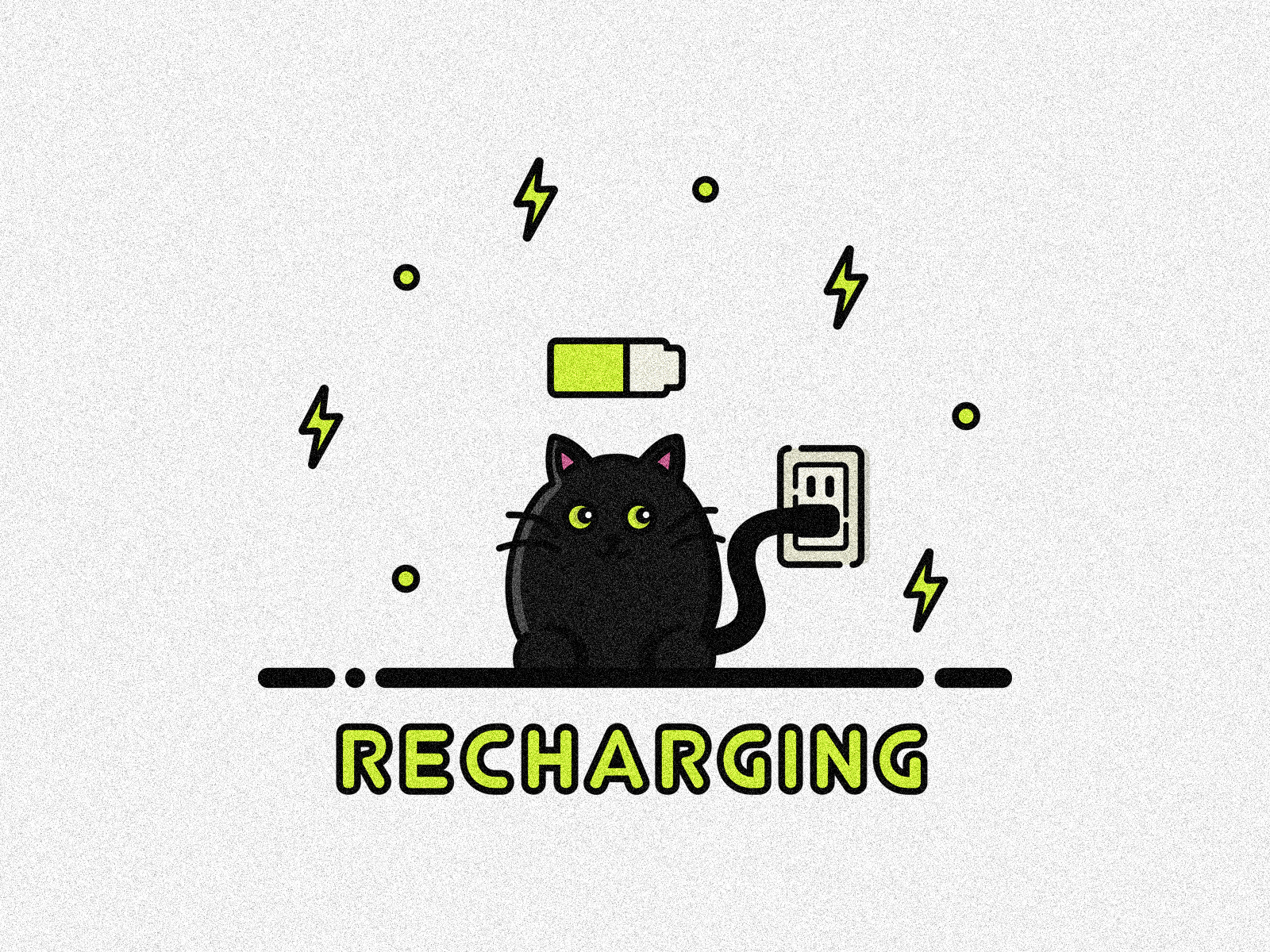 Recharging by Tiev on Dribbble