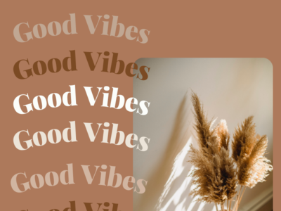 Good Vibes Post by Practical Mgmt Templates on Dribbble