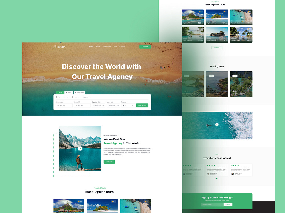 Landing Page UI designs, themes, templates and downloadable graphic ...