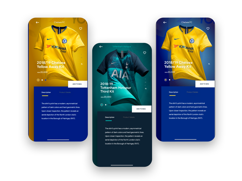Jersey mobile App by Jesunitemi Adelegan on Dribbble