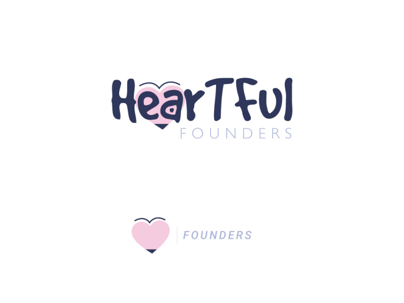 Logo concept for "Heartful" by Pranay Patel on Dribbble