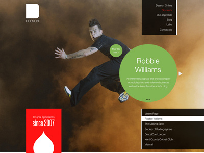 Deeson Online sneak preview by Graeme Blackwood on Dribbble