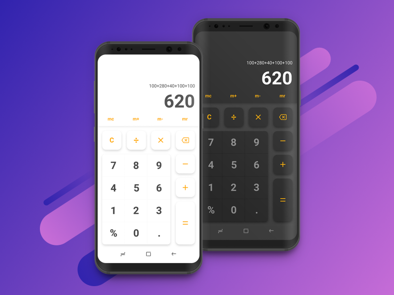 Calculator UI by Norbert Gutierrez on Dribbble