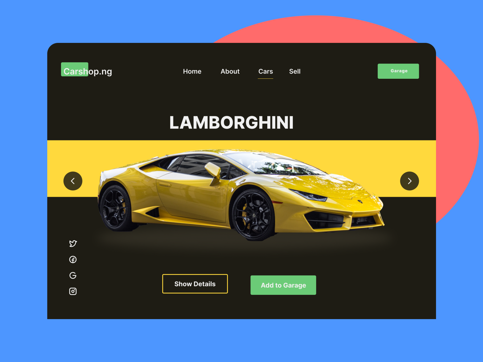 A car sale ui concept by Abayomi Tosin on Dribbble