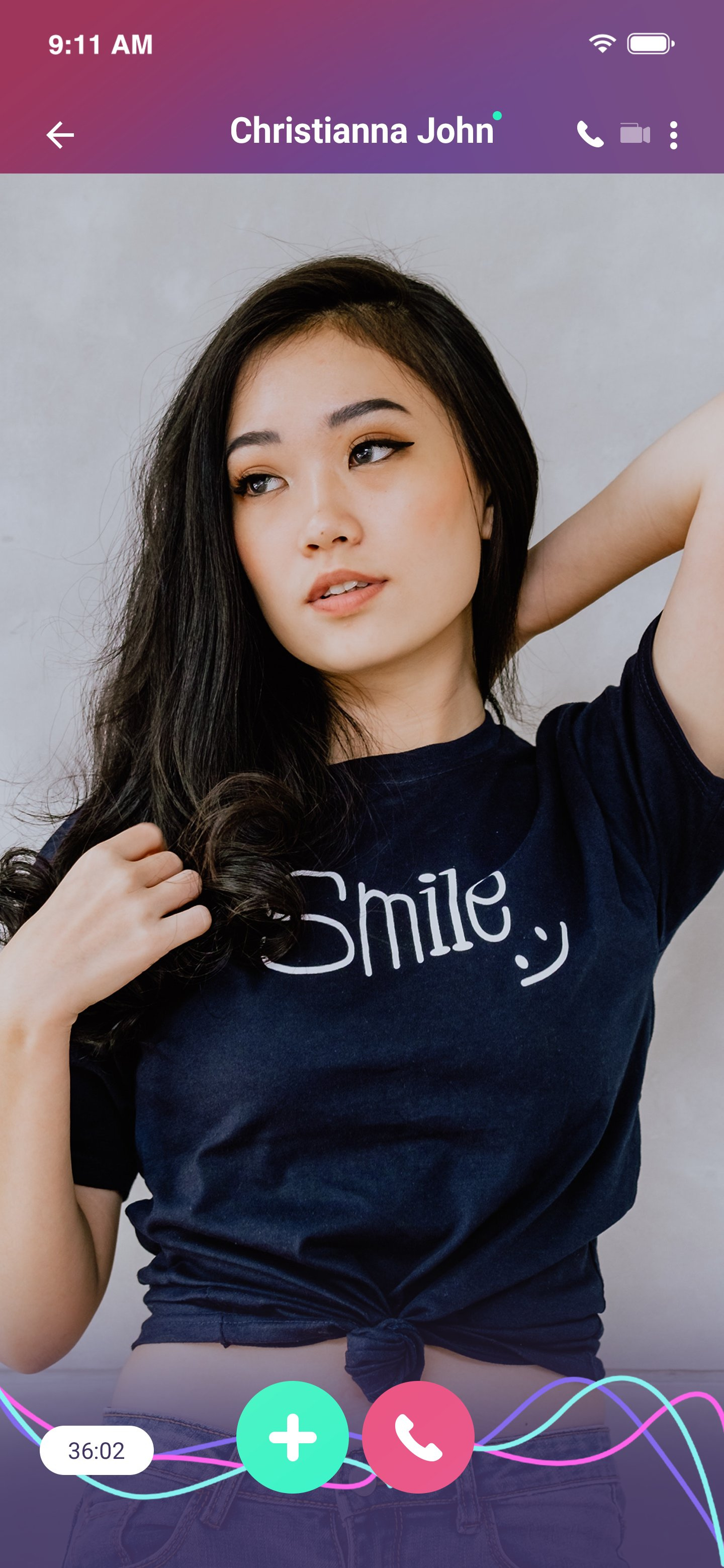 Call chat app design - Free PSD by George Samuel on Dribbble